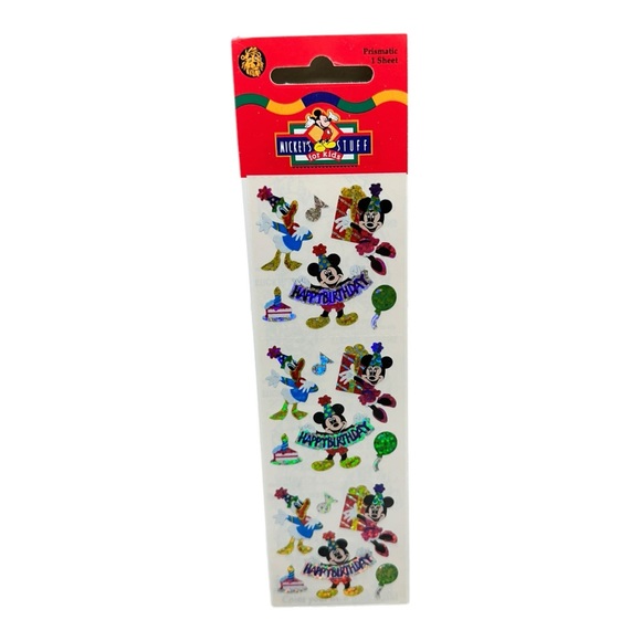 Disney | Other | Vintage Sandylion Prismatic Stickers Disney Mickeys ...